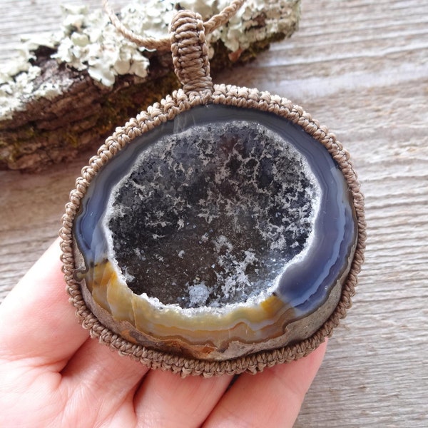 Geode Necklace - Etsy