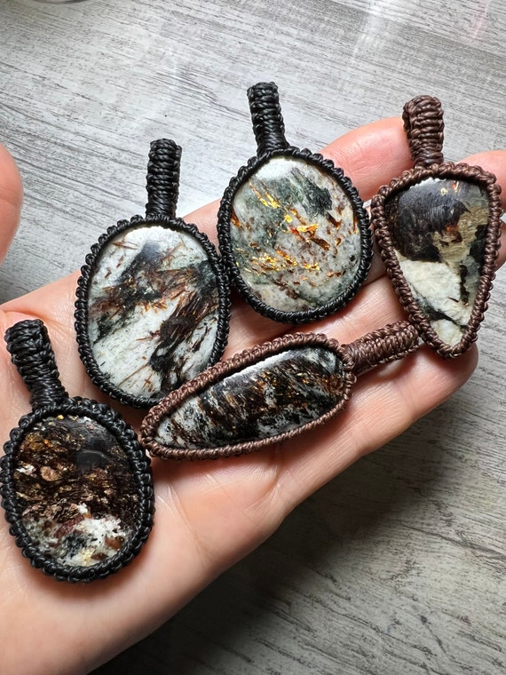 Astrophyllite jewelry store