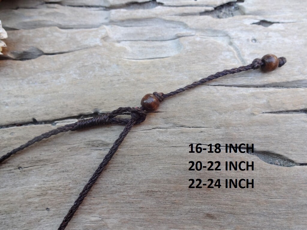 Powerful Apache Tears and Prophecy Stone Raw Nodule Macrame Necklace ...