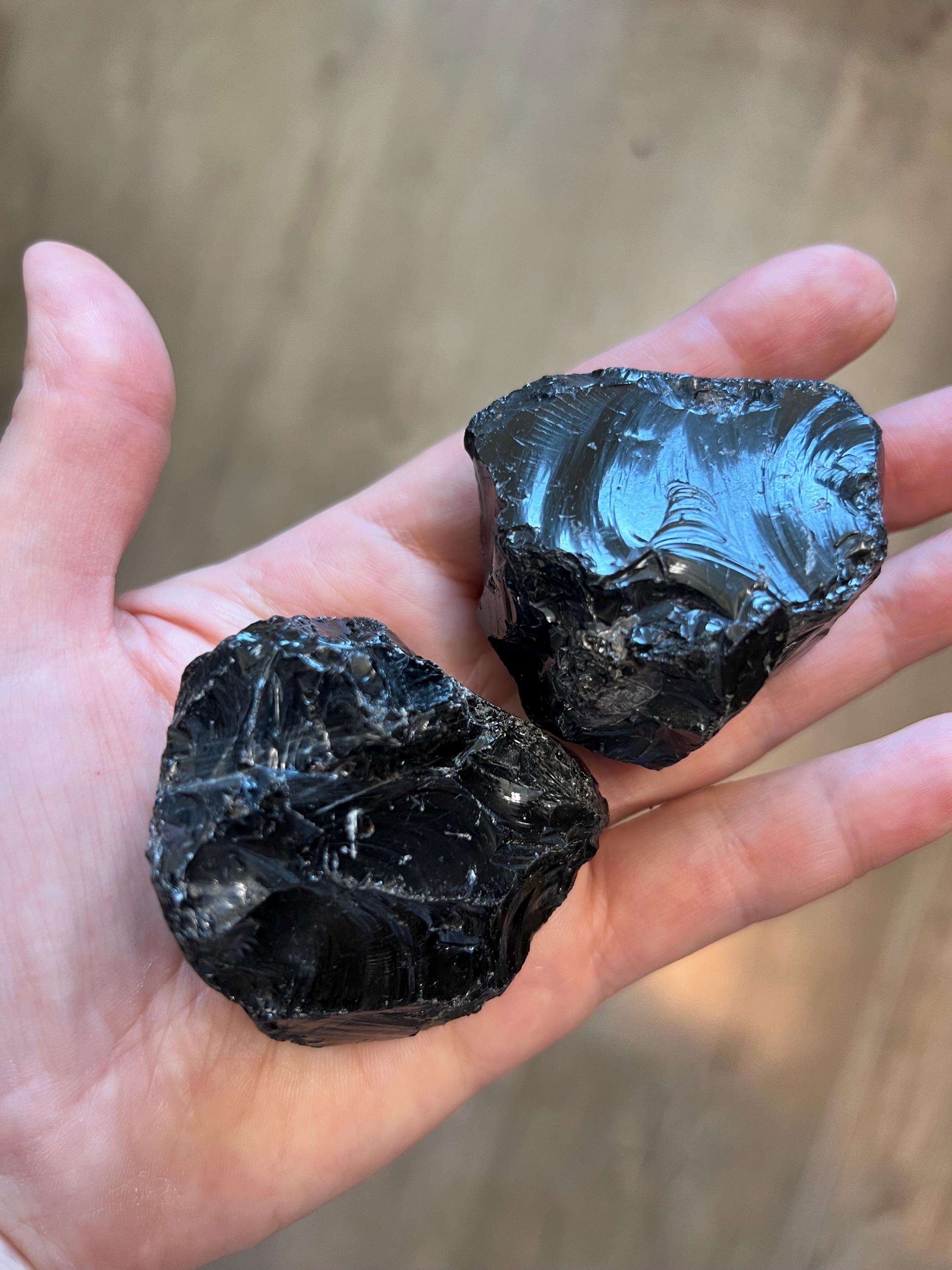 Large Arrowhead Black Obsidian Necklace /protection Dragon Glass ...