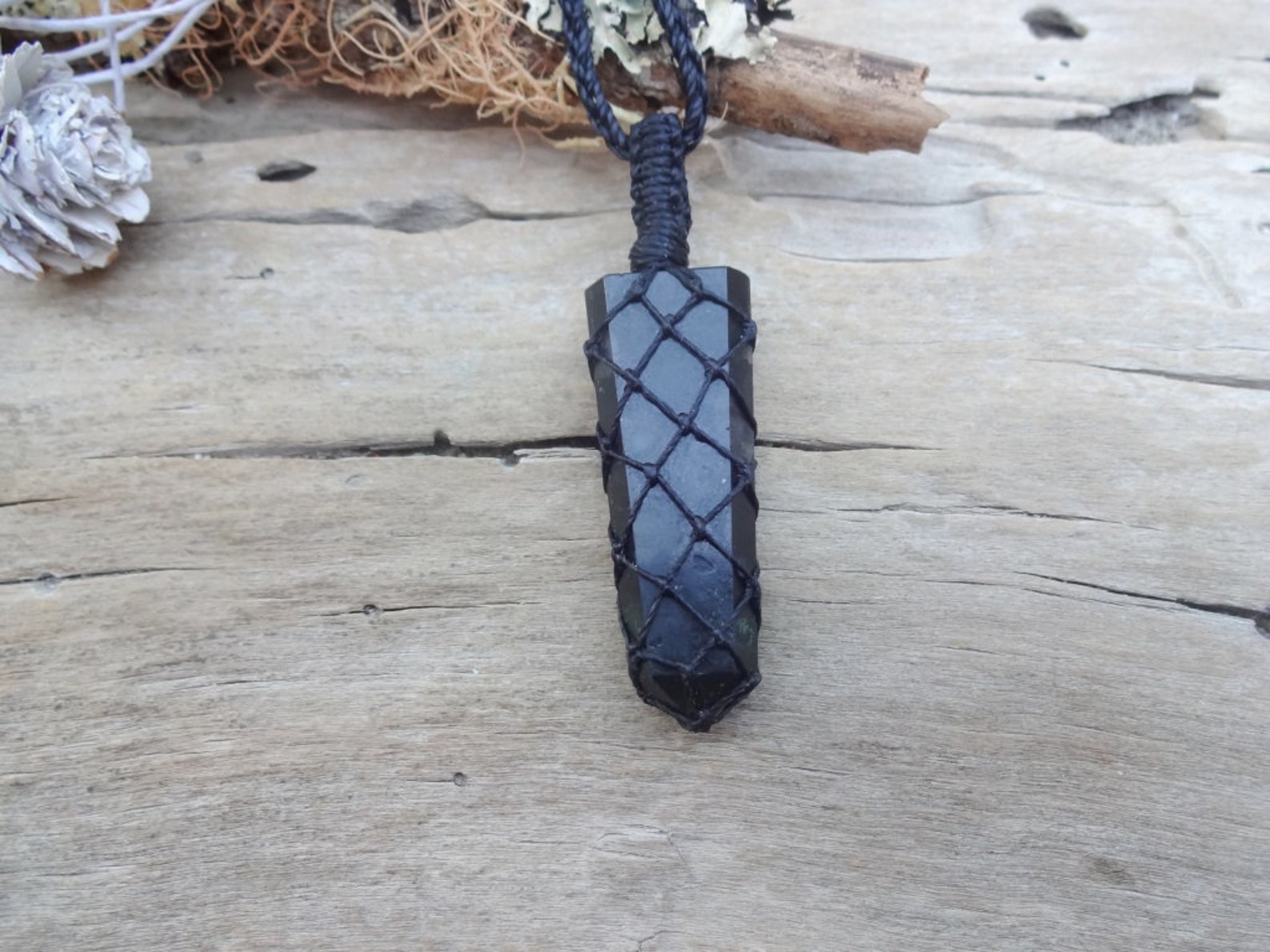 Black Tourmaline EMF Protection Necklace - Etsy