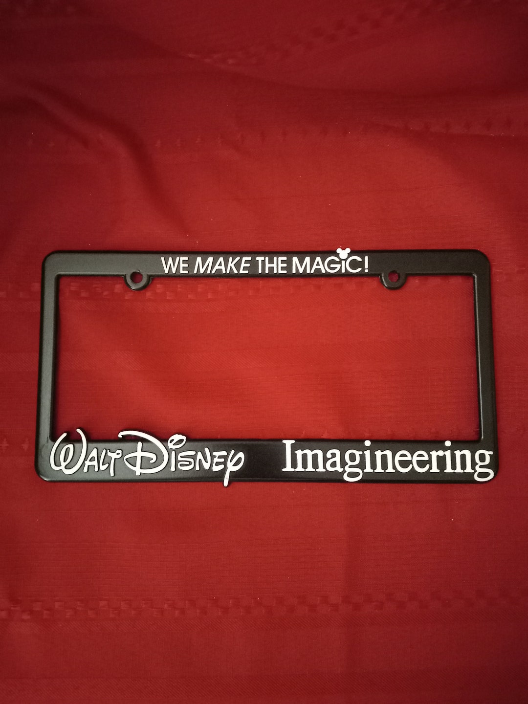 1990 Walt Disney Imagineering License Plate Frame/holder - Etsy