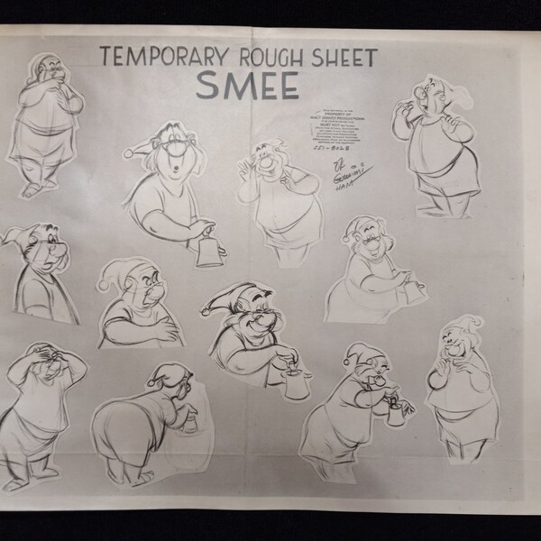 Peter Pan Model Sheet - Etsy