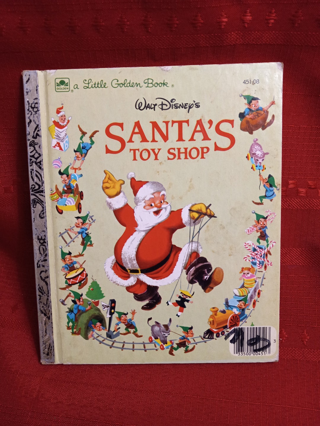 Walt Disney's Santa's Toy Shop Golden Book - Etsy