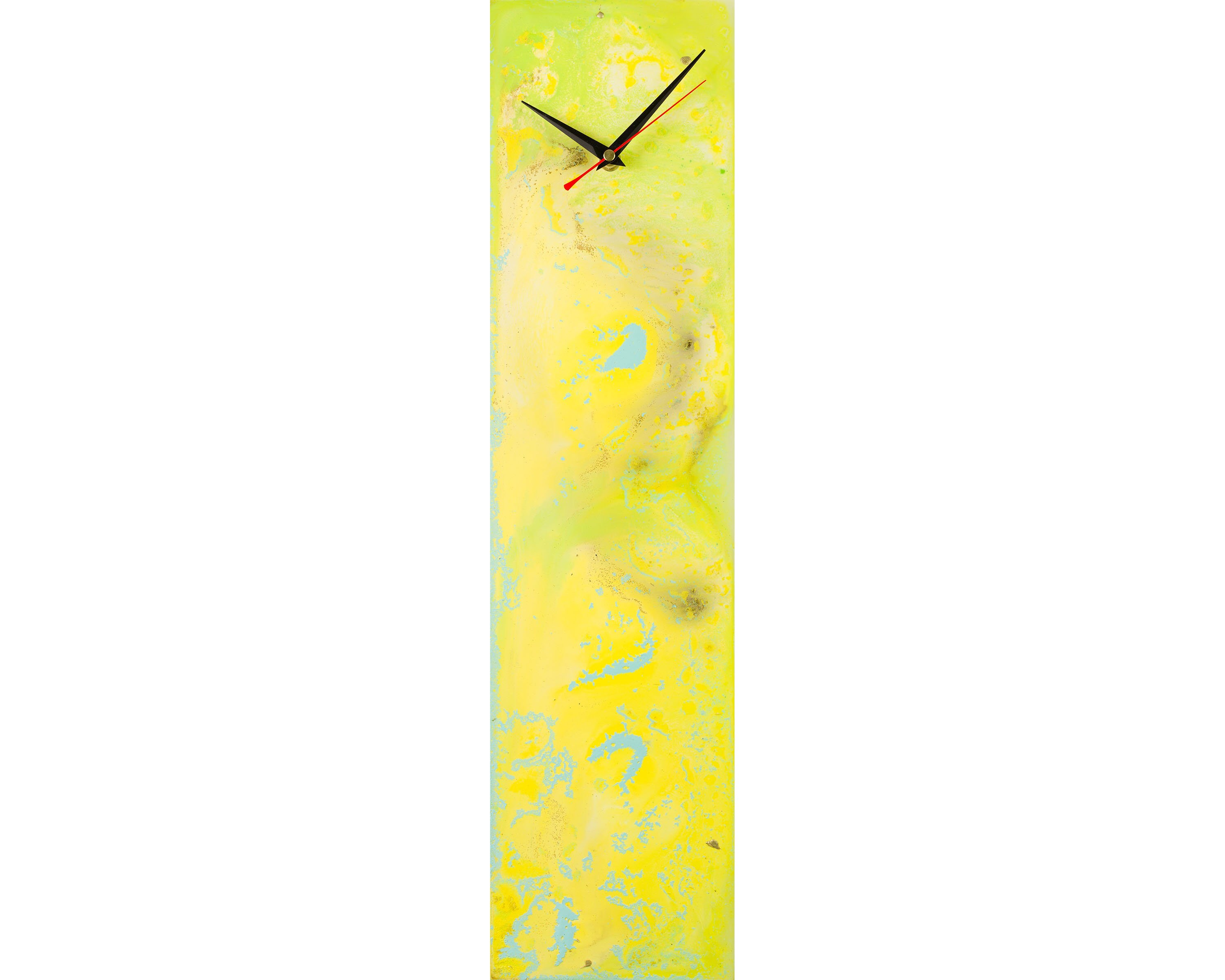 Housewarming Gift for New Home Yellow Wall Clock for Living - Etsy UK