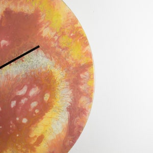 34" Extra Large Clock for Wall With Modern Lighting, Big Round Wall Art ...