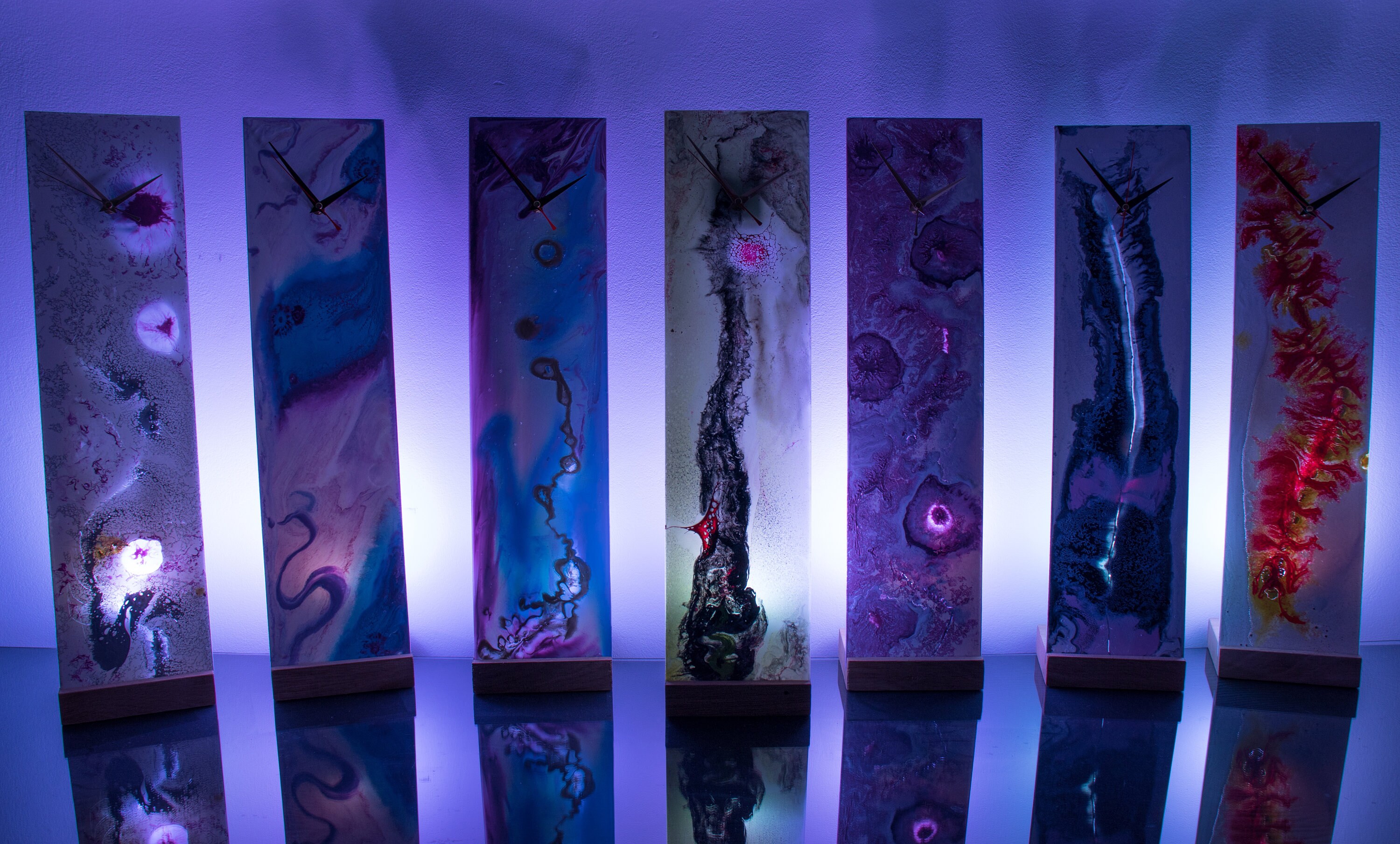 Modern Clock for Wall Pink Desk Clock or Table Clock With - Etsy UK