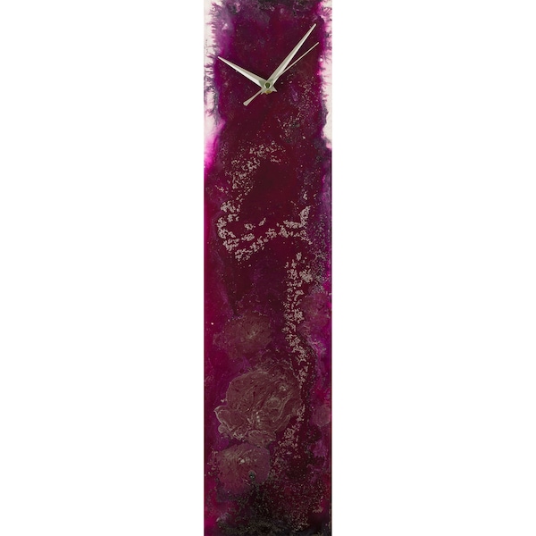 Red Wall Clock - Etsy