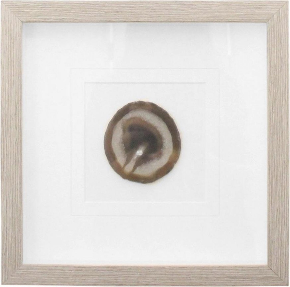 Framed Agate Crystal Slice Various Colours - Etsy