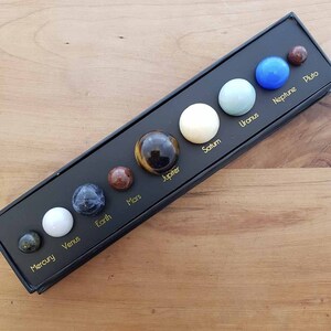 Crystal Spheres Gift Box - Solar System Planets / Sun Moon Earth ...