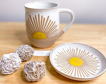 Sunshine Pottery Mug - Etsy