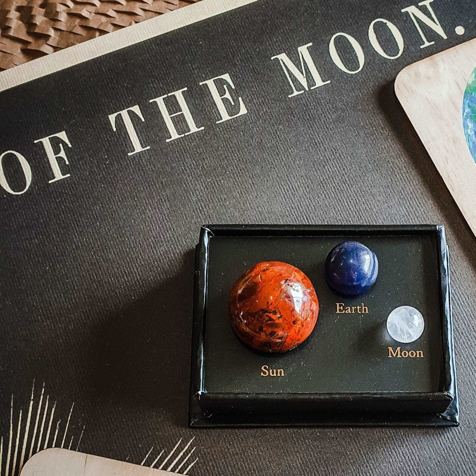 Crystal Spheres Gift Box - Solar System Planets / Sun Moon Earth ...