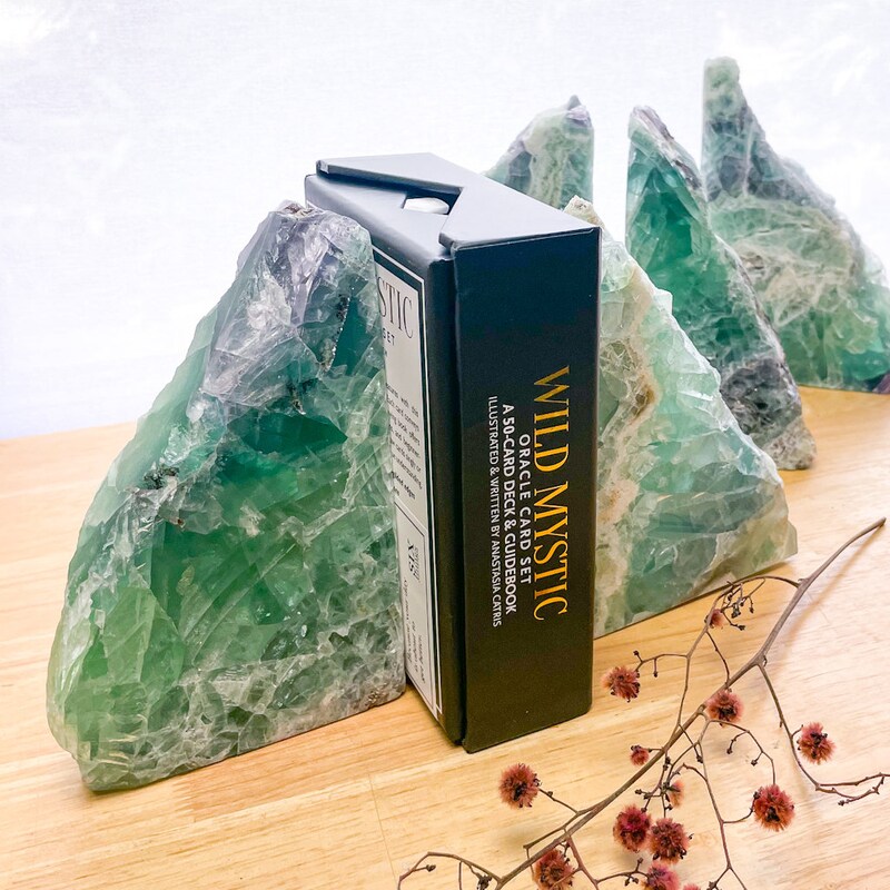 Crystal Bookends - Etsy UK