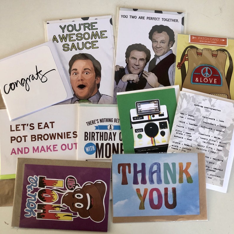 Random Assorted Greeting Card Bulk Value Pack Stay Home / - Etsy