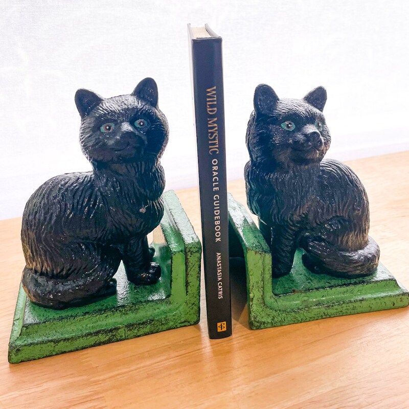 Cat Bookends - Etsy