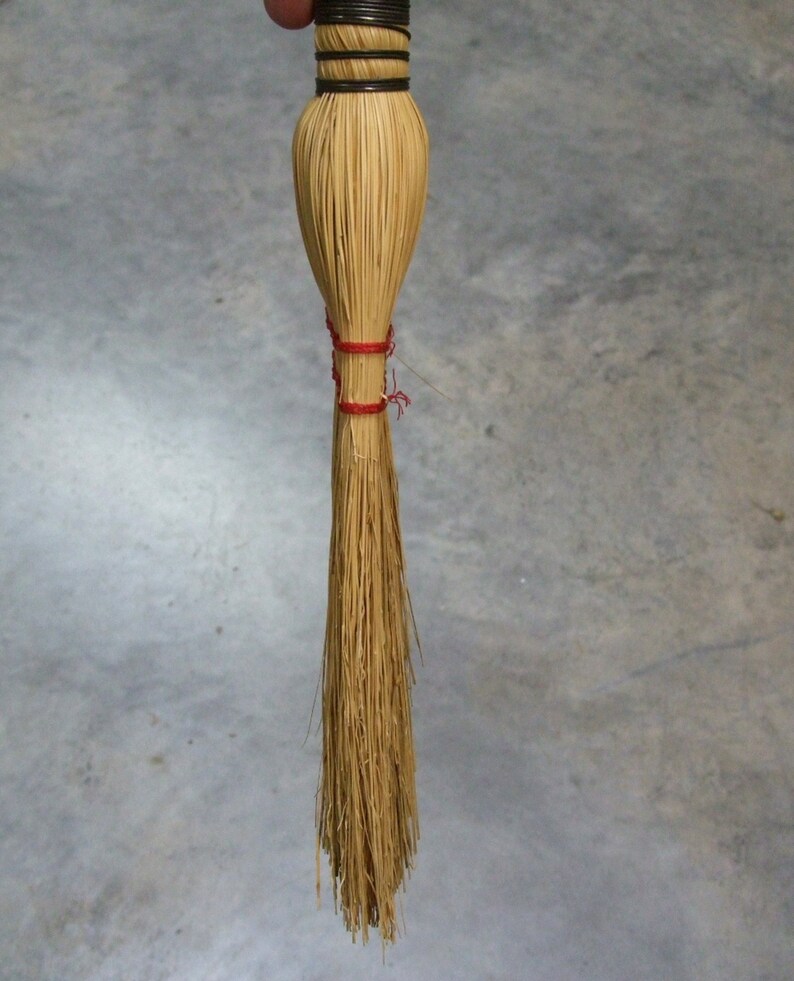Fits Rite Whisk Broom Straw Corn Strands Wire Wrapped Red - Etsy