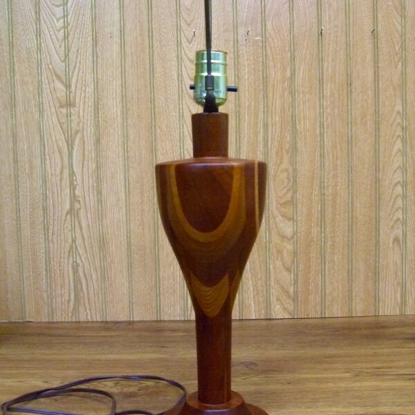 Handmade Wood Lamp - Etsy
