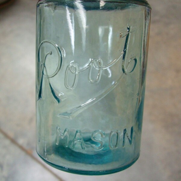 Blue Fruit Jar - Etsy