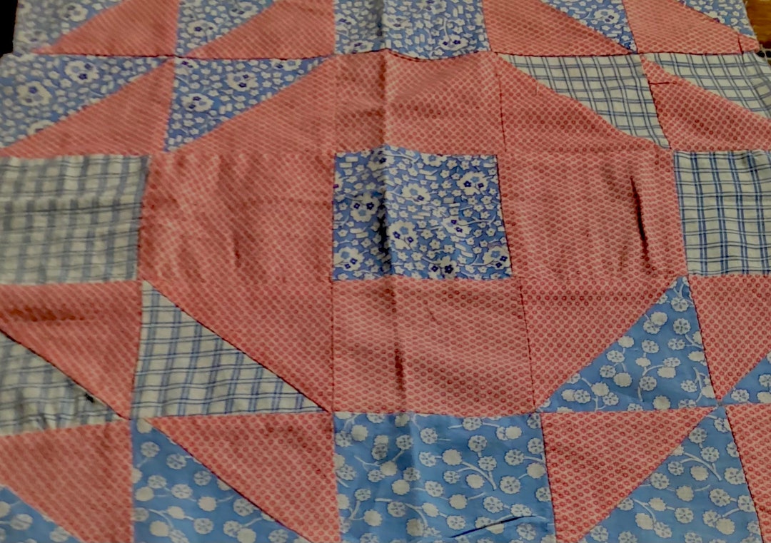 Four Hand Pieced Quilt Blocks - Etsy