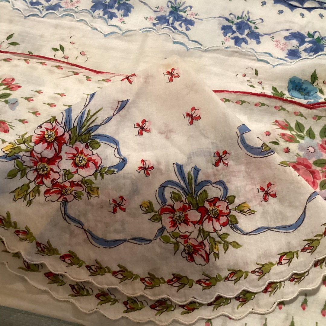 Ladies Vintage Handkerchiefs for All Occasions - Etsy
