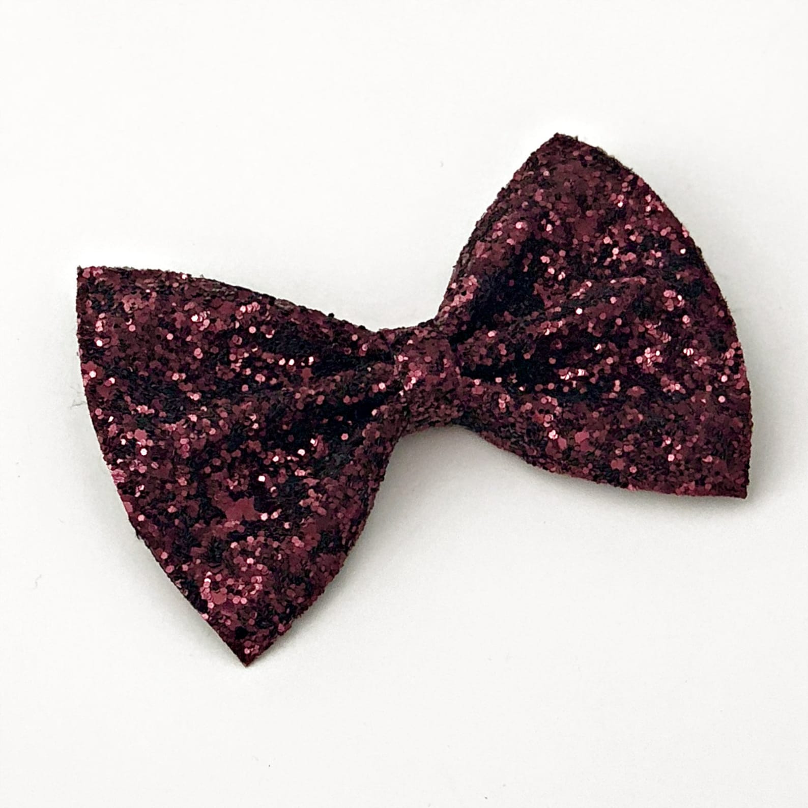 Maroon Glitter Bow Tie Bow Maroon Glitter Hair Bow - Etsy