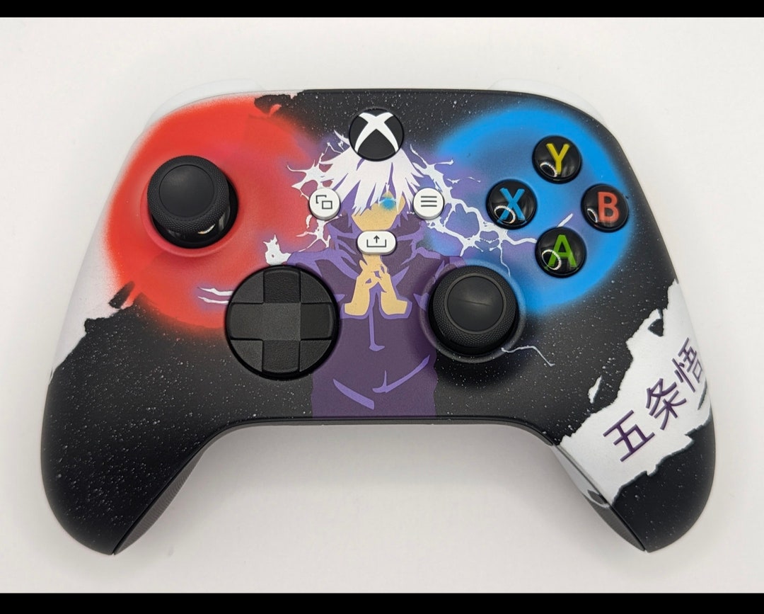Gojo Satoru Themed Xbox Series X Custom Painted Controller - Etsy