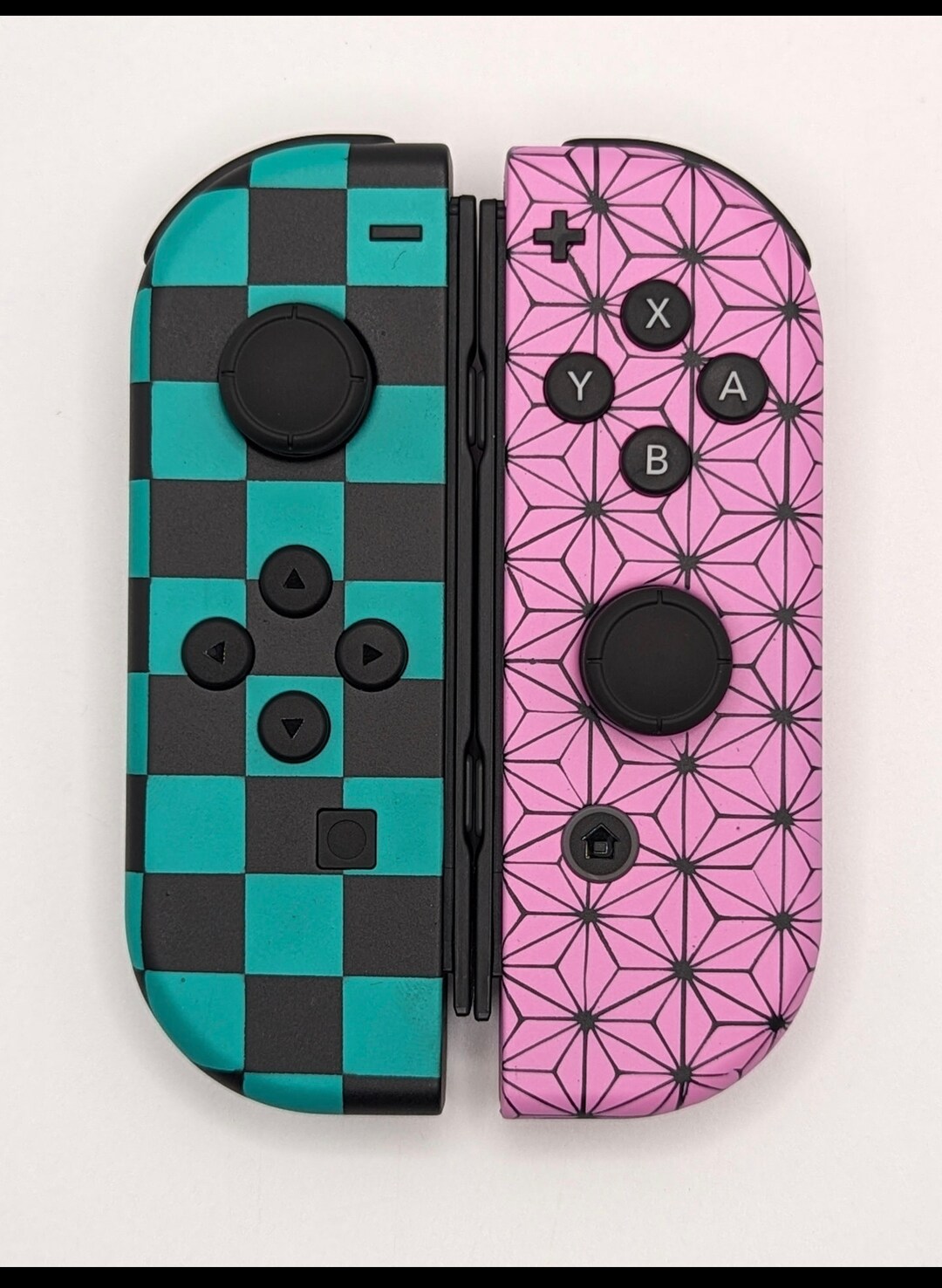 Anime Themed Tanjiro Nezuko Custom Painted Joycons - Etsy