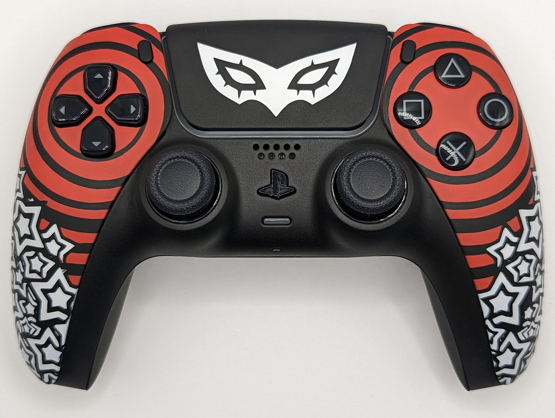 Persona 5 Custom Painted Playstation 5 Controller Phantom Theives Dualsense - Etsy