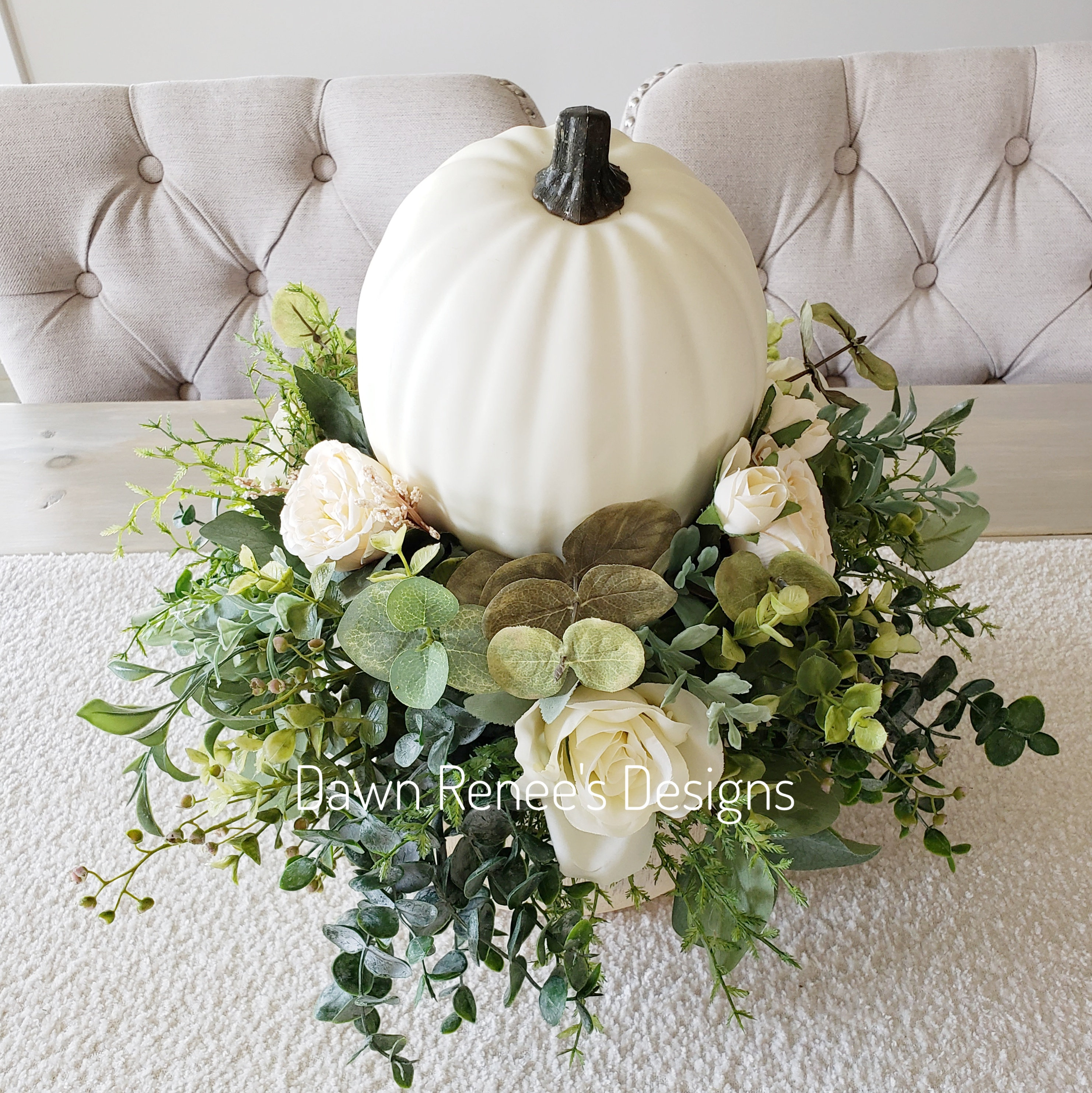 Fall Centerpieces With White Pumpkins This Pumpkin Candle Holder Is