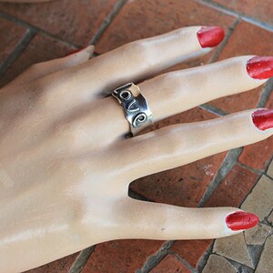 Initial Word Ring Sterling Silver Personalized Word Fine Jewelry ...