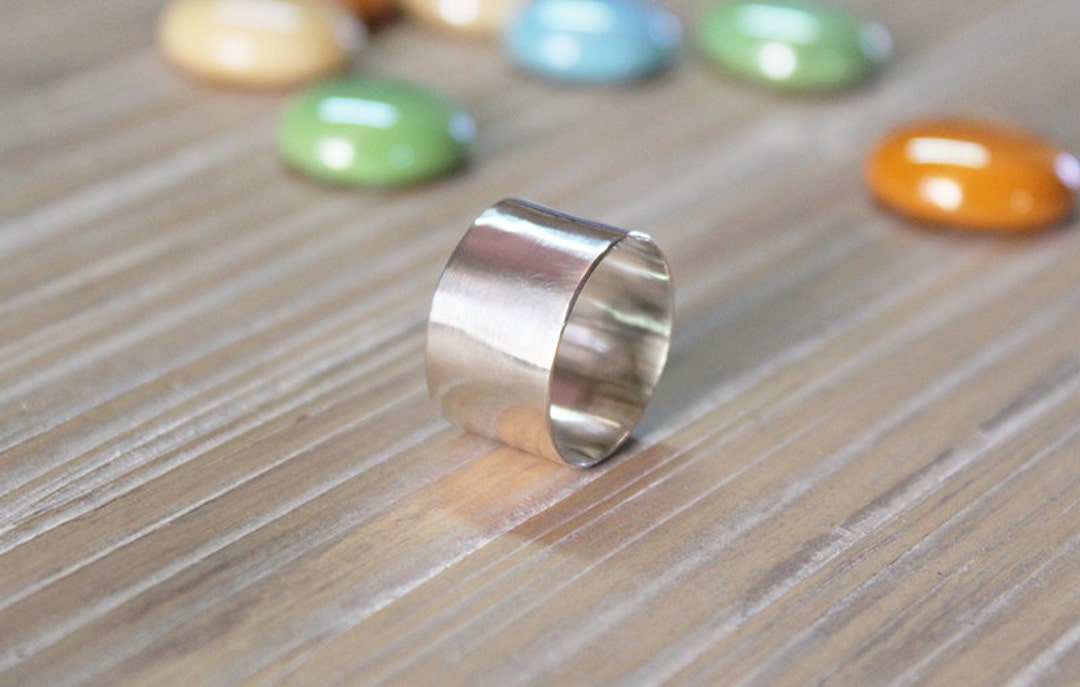 Minimal Silver Band Ring, - Etsy