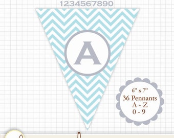 Chevron Pennant | Etsy