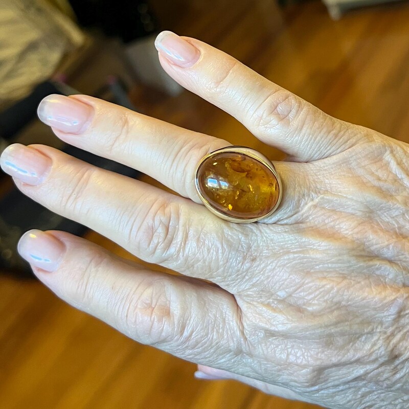 Big Gold Ring - Etsy