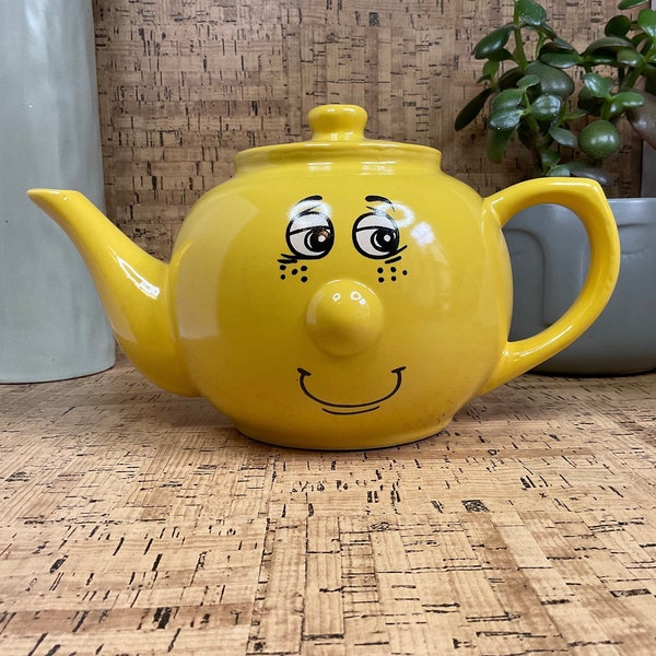 Yellow Teapot - Etsy