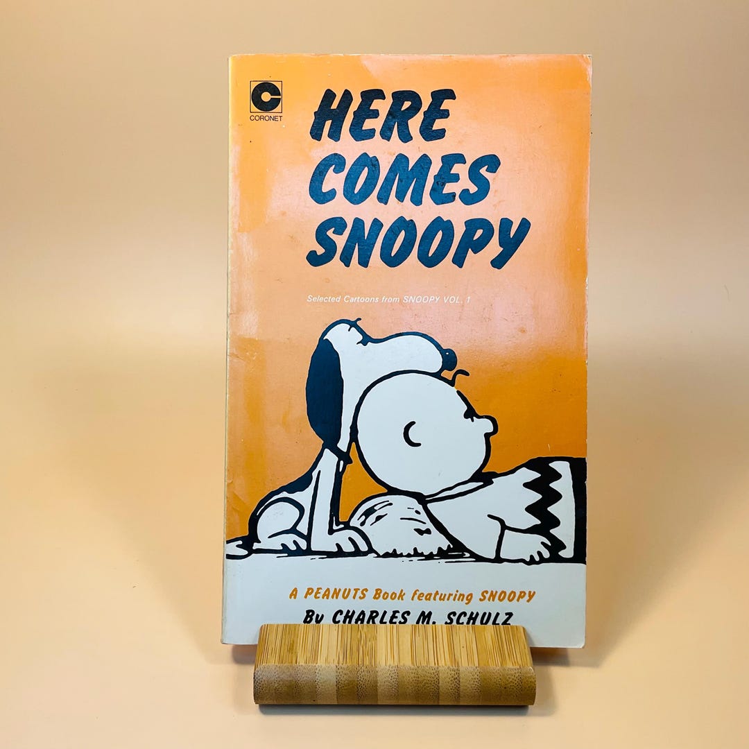 Vintage 1981 Peanuts ‘here Comes Snoopy’ by Charles M. Schulz ...