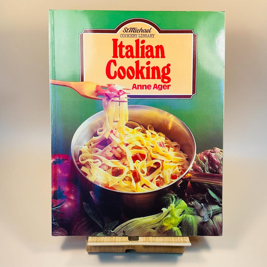 Vintage 1982 St Michael Cookery Library ‘italian Cooking’ by Anne Ager ...