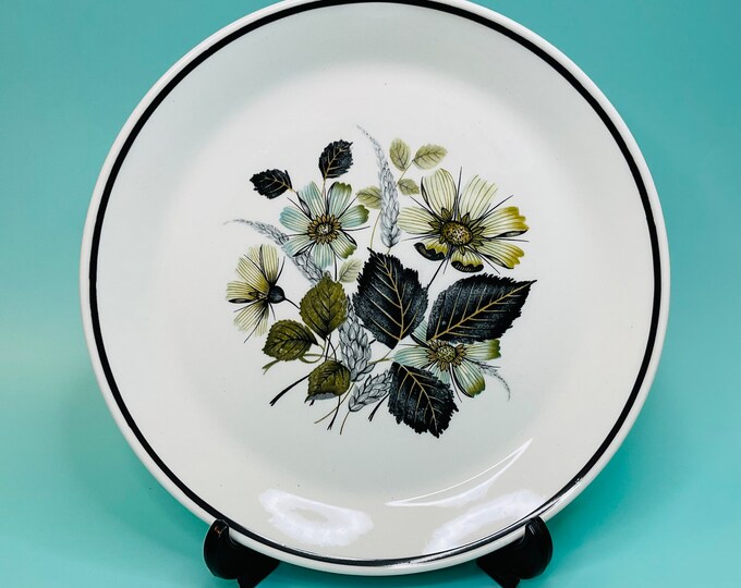 Vintage Majolica Garofano Ceramic Pottery Plate, 6-3/8". Hand-painted ...