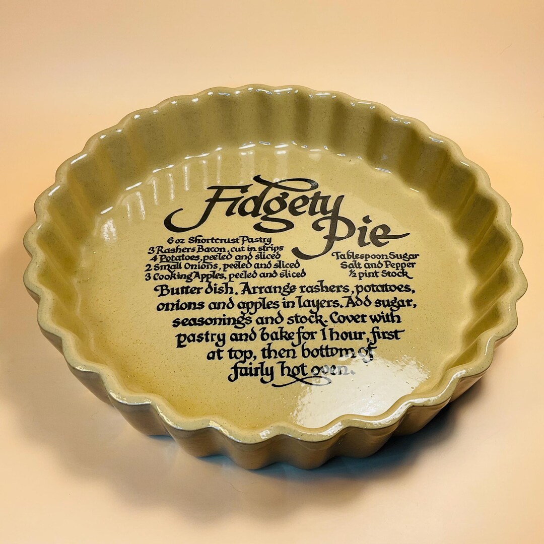 Pearsons Fidgety Pie Flan Dish / 1970s Vintage / Retro Kitchen Storage ...