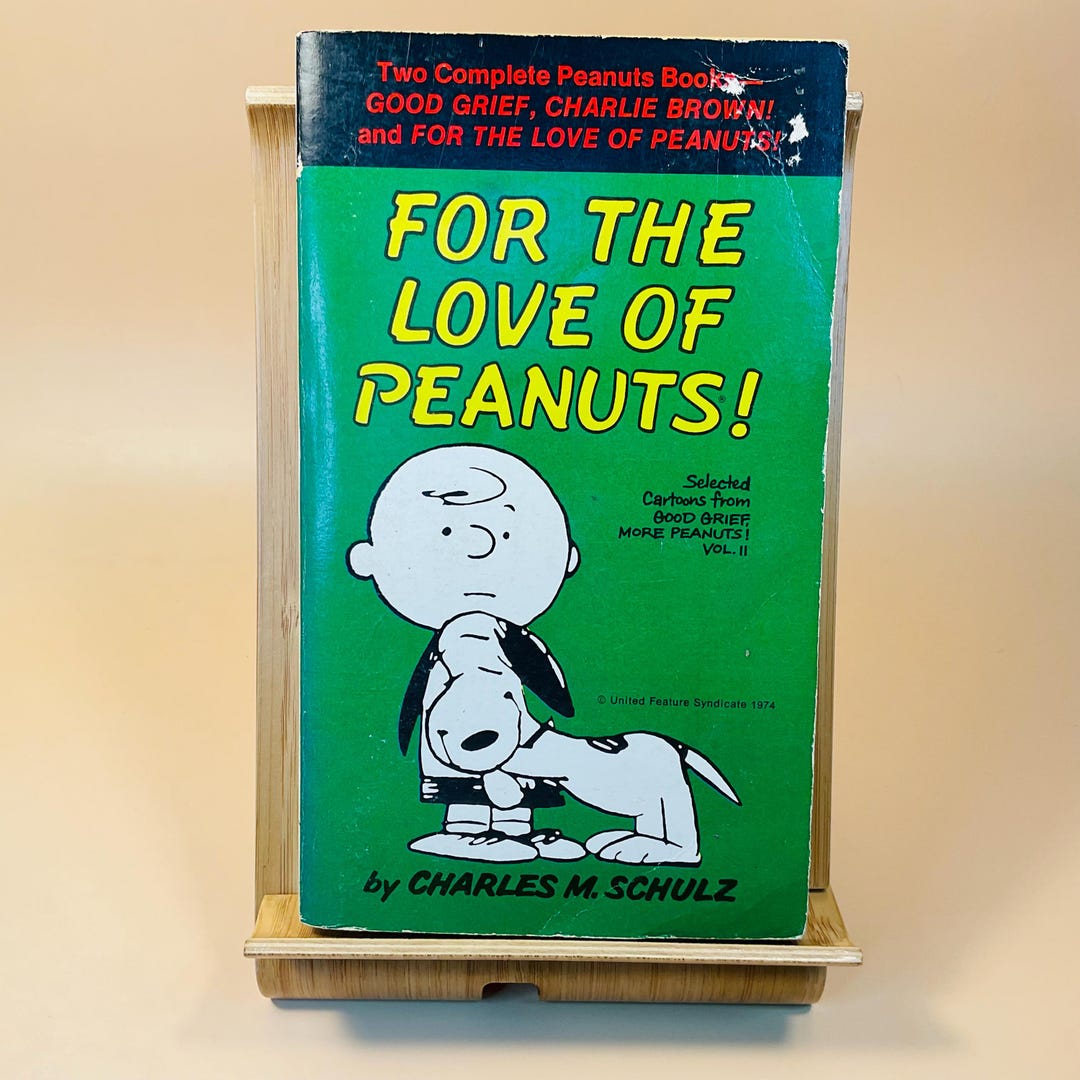 Vintage 1974 Peanuts Double Volume ‘for the Love of Peanuts’ & ‘good ...