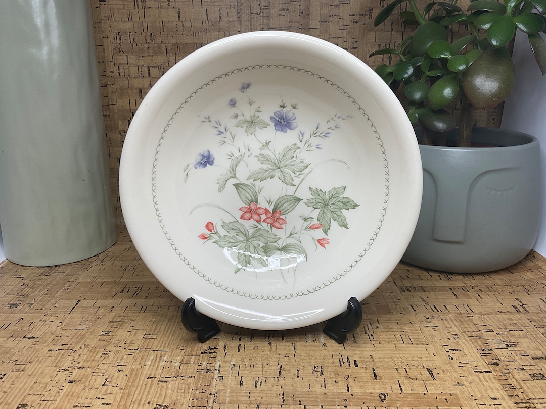 Vintage 1980s Biltons Geranium Pattern Soup or Cereal Bowls / Retro ...