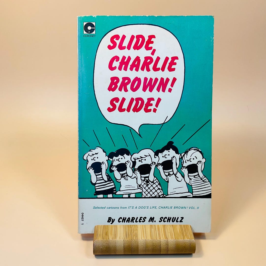 Vintage 1975 Peanuts ‘slide, Charlie Brown! Slide!’ by Charles M ...