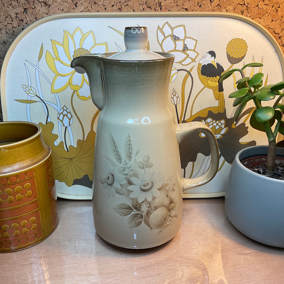 Charming 1970s Denby ‘memories’ Coffee Pot - Perfect Retro Touch for ...