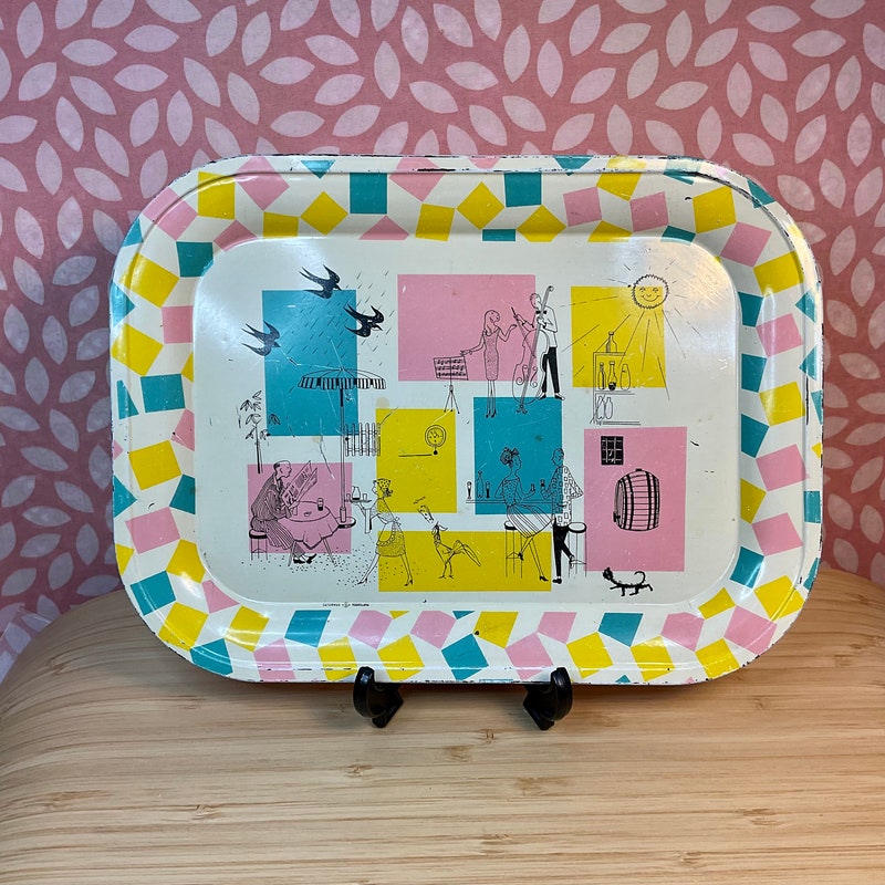 Retro Trays - Etsy