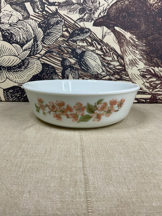 Pyrex Lisa Cherry Blossom Cereal Bowls. 1980s Vintage. - Etsy