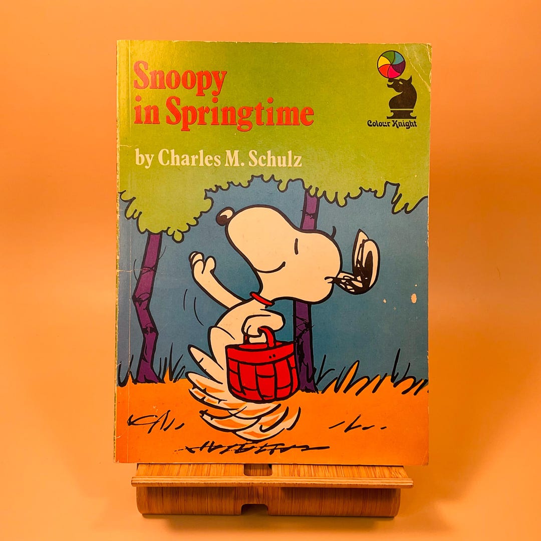 Vintage 1974 Peanuts ‘snoopy in Springtime’ by Charles M. Schulz ...