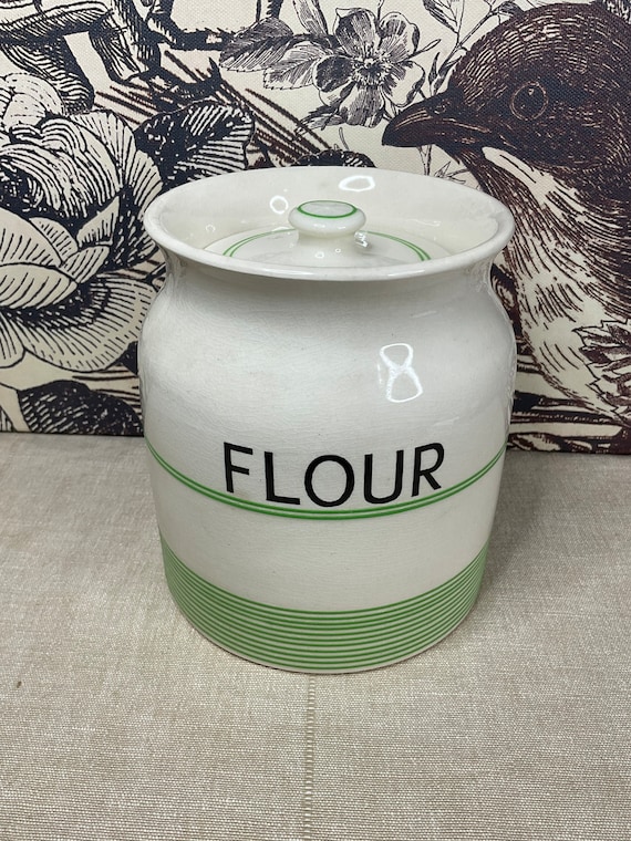 Sadler Kleen Kitchen Ware 2 Pint Flour Storage Jar. 1940s - Etsy