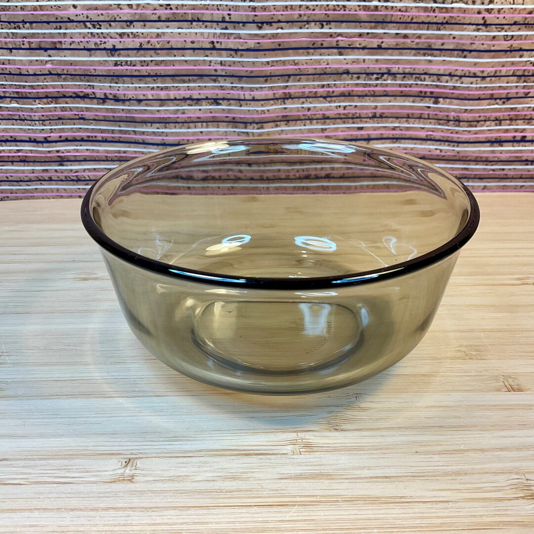 Vintage 1970s Arcoroc France Smoked Glass Dessert Bowls / Retro ...