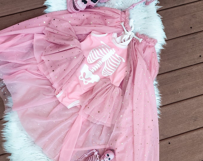 Pink Skeleton Costume/ Pink Bones/ Bone Costume/ Skeleton Costume/ Pink ...