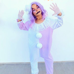 Kids Purple Clown Costume/vintage Clown/clown Costume/kids Halloween ...