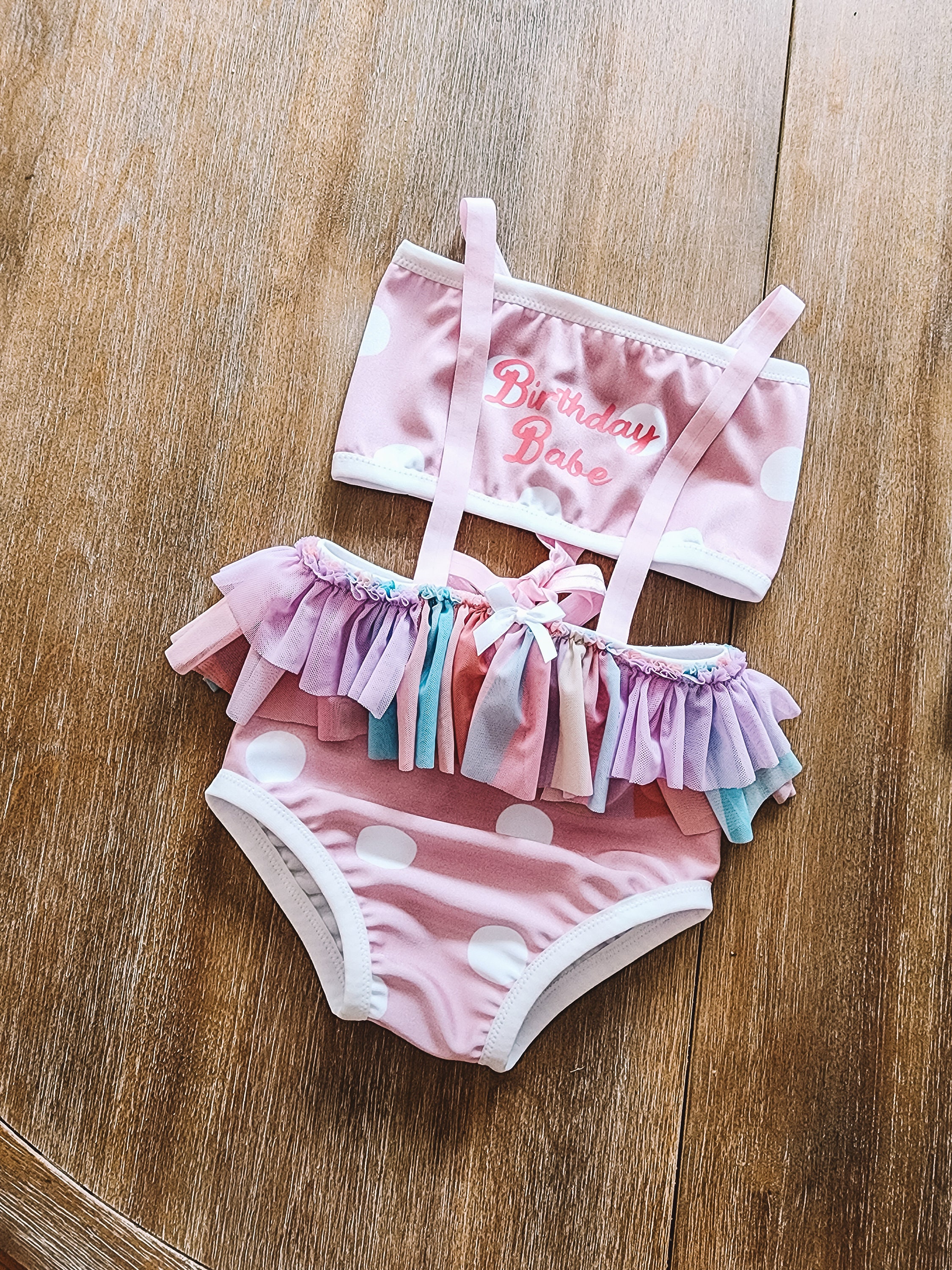 Little Girls In Their Birthday Suit